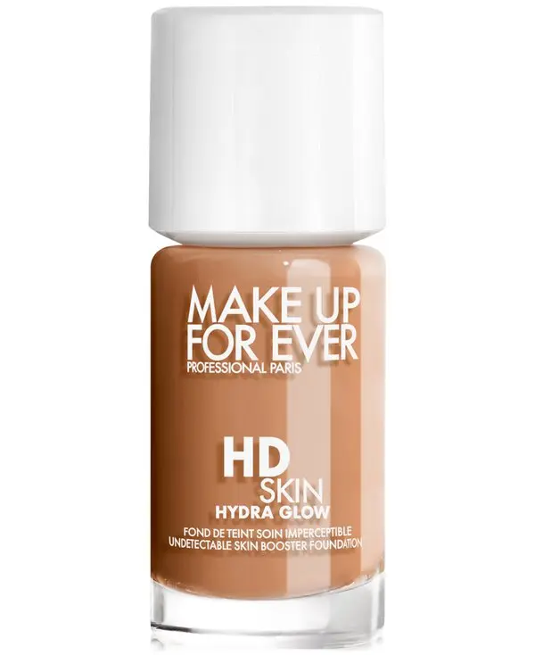 MAKE UP FOR EVER Hd Skin Hydra Glow Skincare Foundation With Hyaluronic Acid 1n00 Alabaster - 3n40 - Pralineâ  - For Medium To Tan Ski
